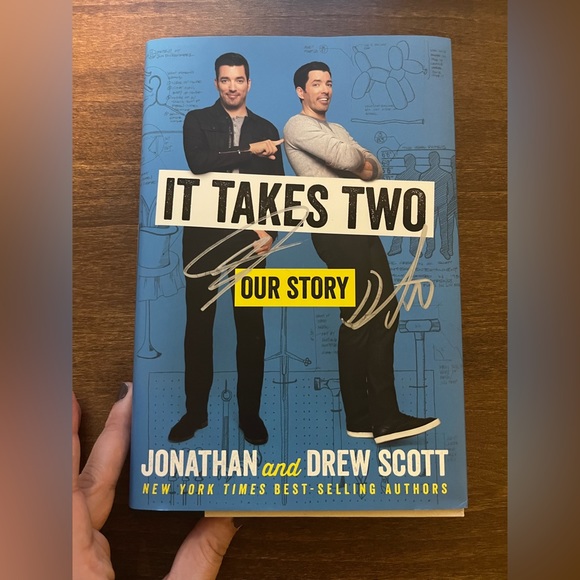 Other | Signed It Takes Two Book By Jonathan And Drew Scott | Poshmark